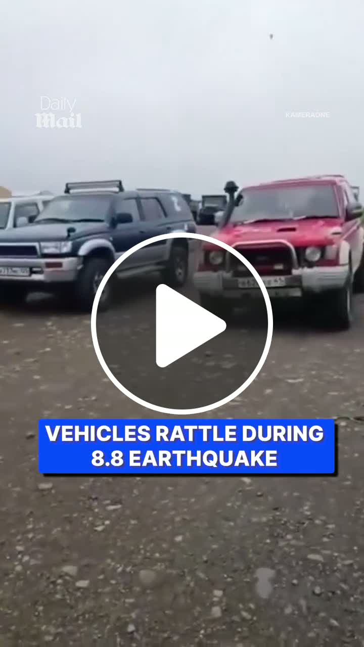 During the 88 magnitude earthquake that struck off Russias Kamchatka ...