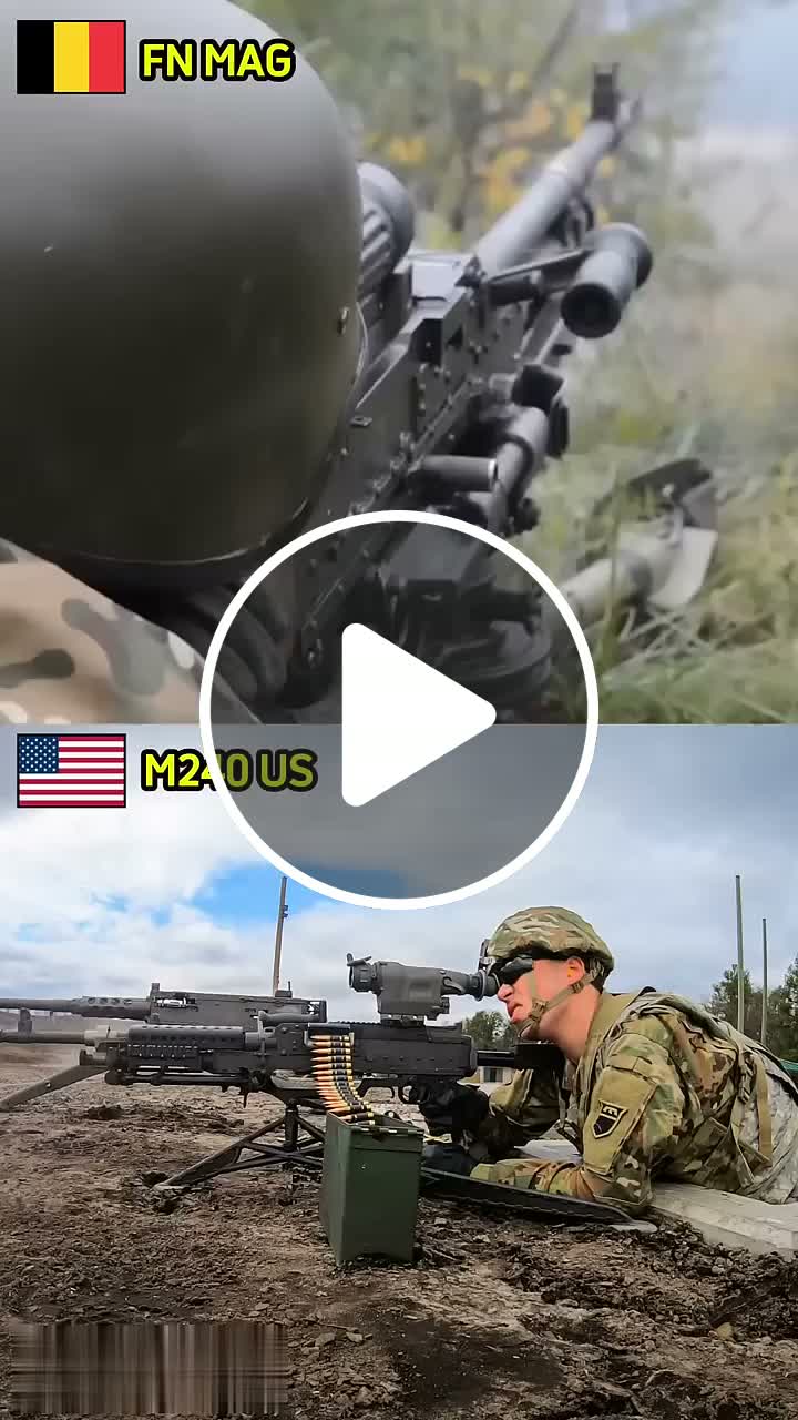 M240 vs FN MAG – Heavy Machine Gun Comparison #shorts #military # ...