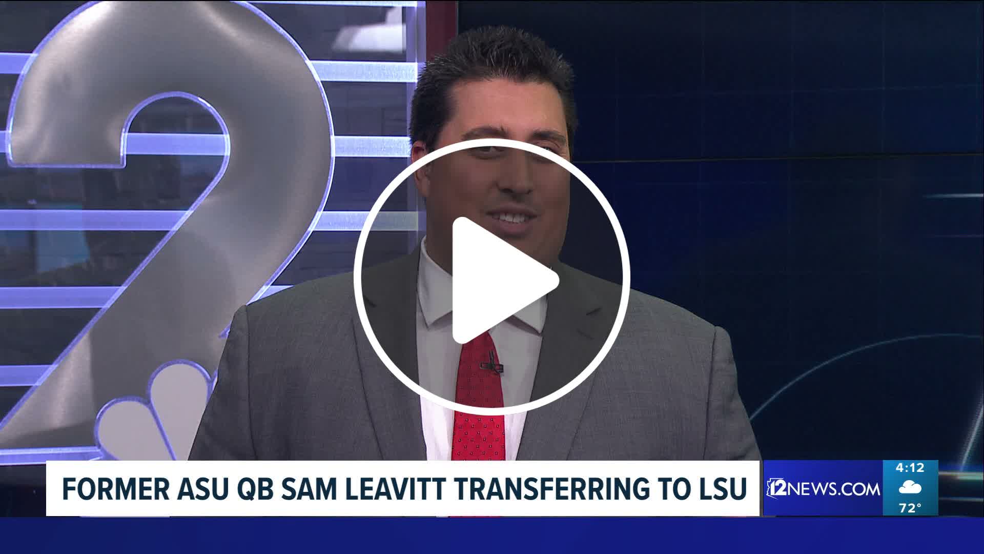 SEC bound: Former ASU quarterback Sam Leavitt to sign with LSU Tigers ...