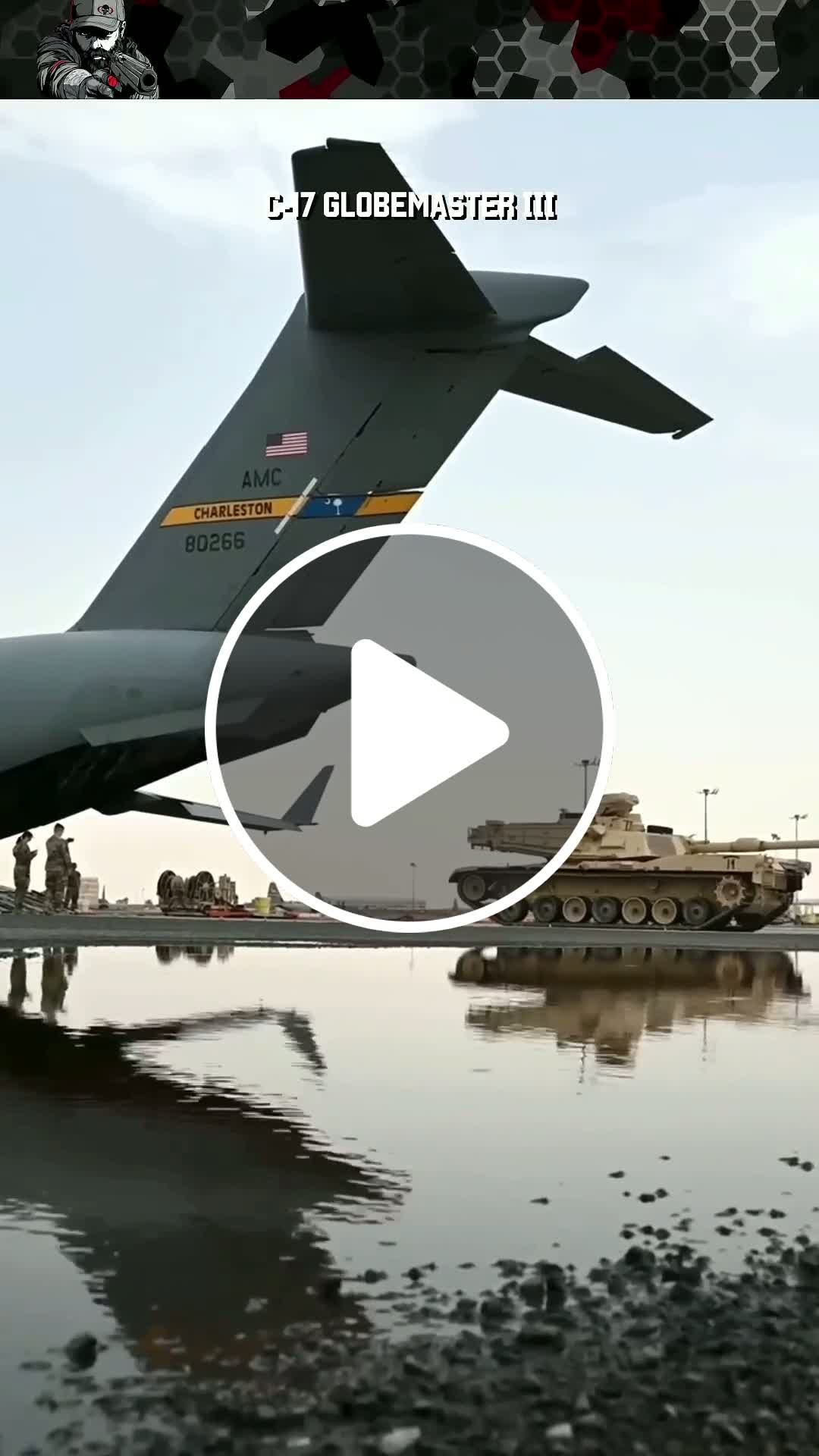 M1A2 Abrams Aircraft Loading Process #military - NewsBreak