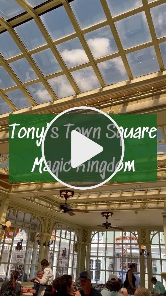 Tonys Town Square Magic Kingdom. 2022 - menu items could have changed ...