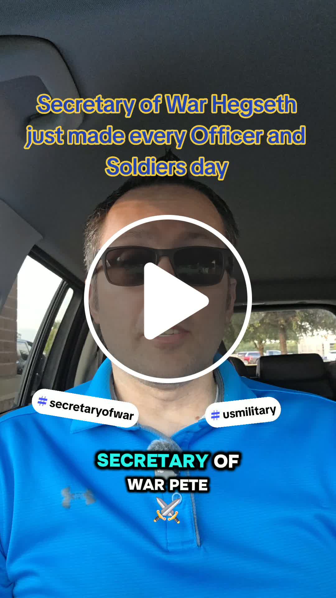 Breaking news: Secretary of War Pete Hegseth gives a speech this ...