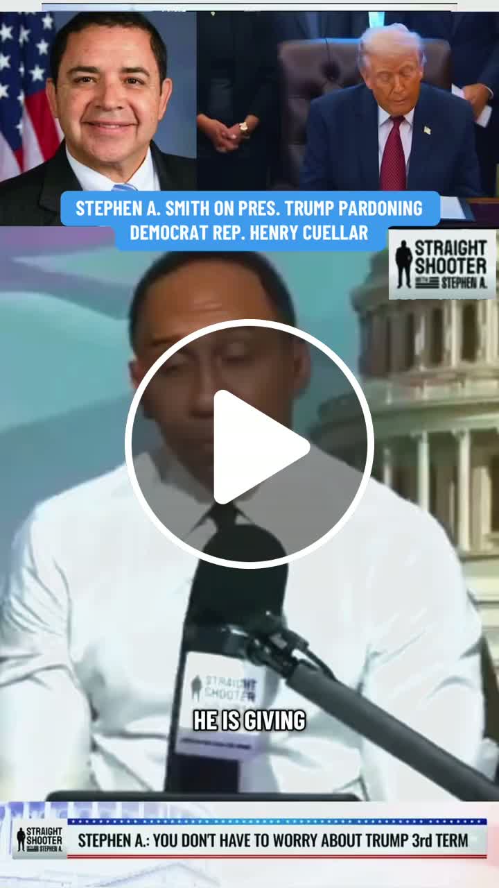 Stephen A.Smith on President Donald Trump pardoning Democrat ...