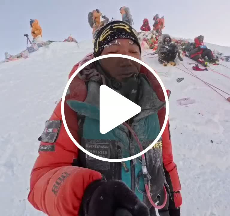 Kami Rita Sherpa scales Everest 31 times breaking own record Legendary ...