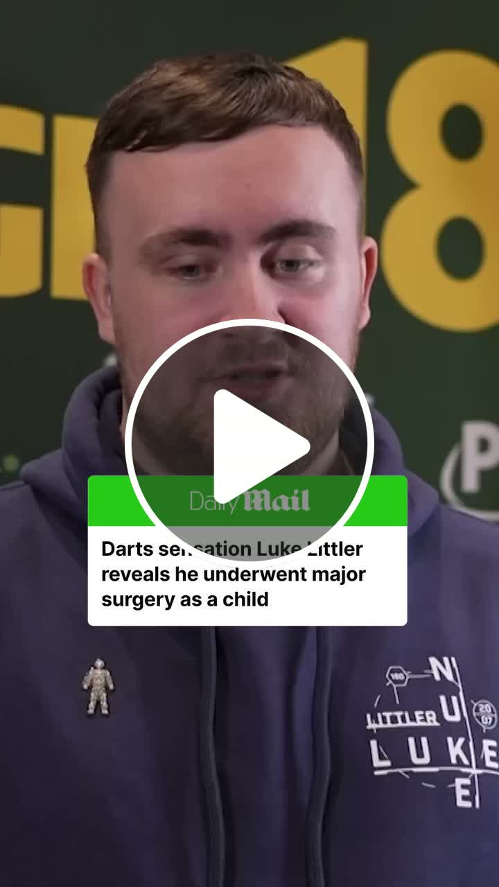 Luke Littler has revealed how he had to undergo major corrective eye ...