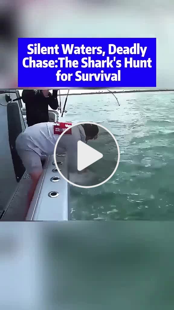 #TrueCrimeStories #OddlySatisfying Silent Waters, Deadly Chase:The Shark's Hunt for Survival ...