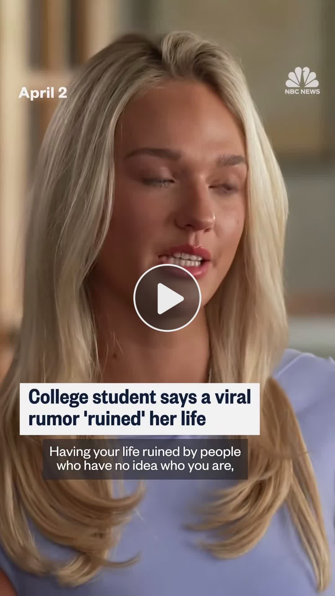 Mary Kate Cornett, a freshman at the University of #Mississippi, addresses a #viral #rumor ...