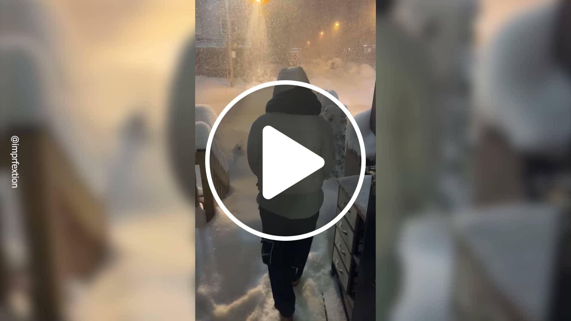 Funny Moment Woman Tests Snow and Gets Swallowed - NewsBreak