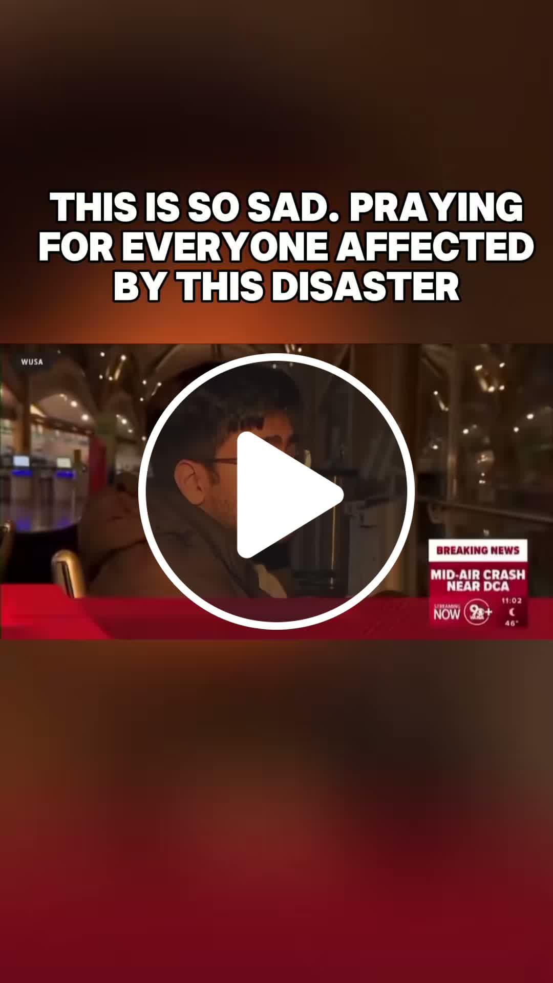 This man along many others are praying for their loved ones as a mili ...