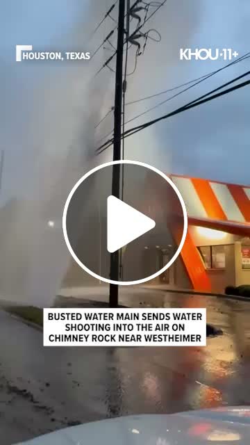 Busted water main in the Galleria area turns into geyser in front of ...