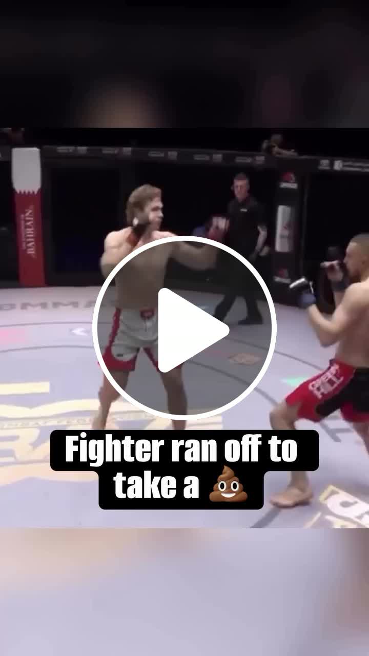 MMA fighter ran straight to take a dump after knocking out his opponent ...