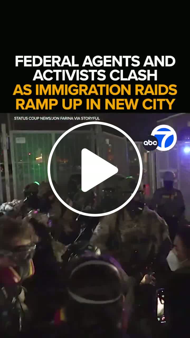 The scenes look similar to what we saw in SoCal. Federal agents ...