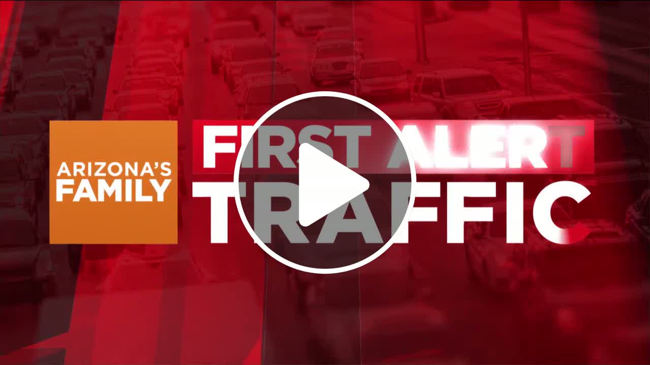 Overturned semi-truck blocking freeway near Buckeye - NewsBreak