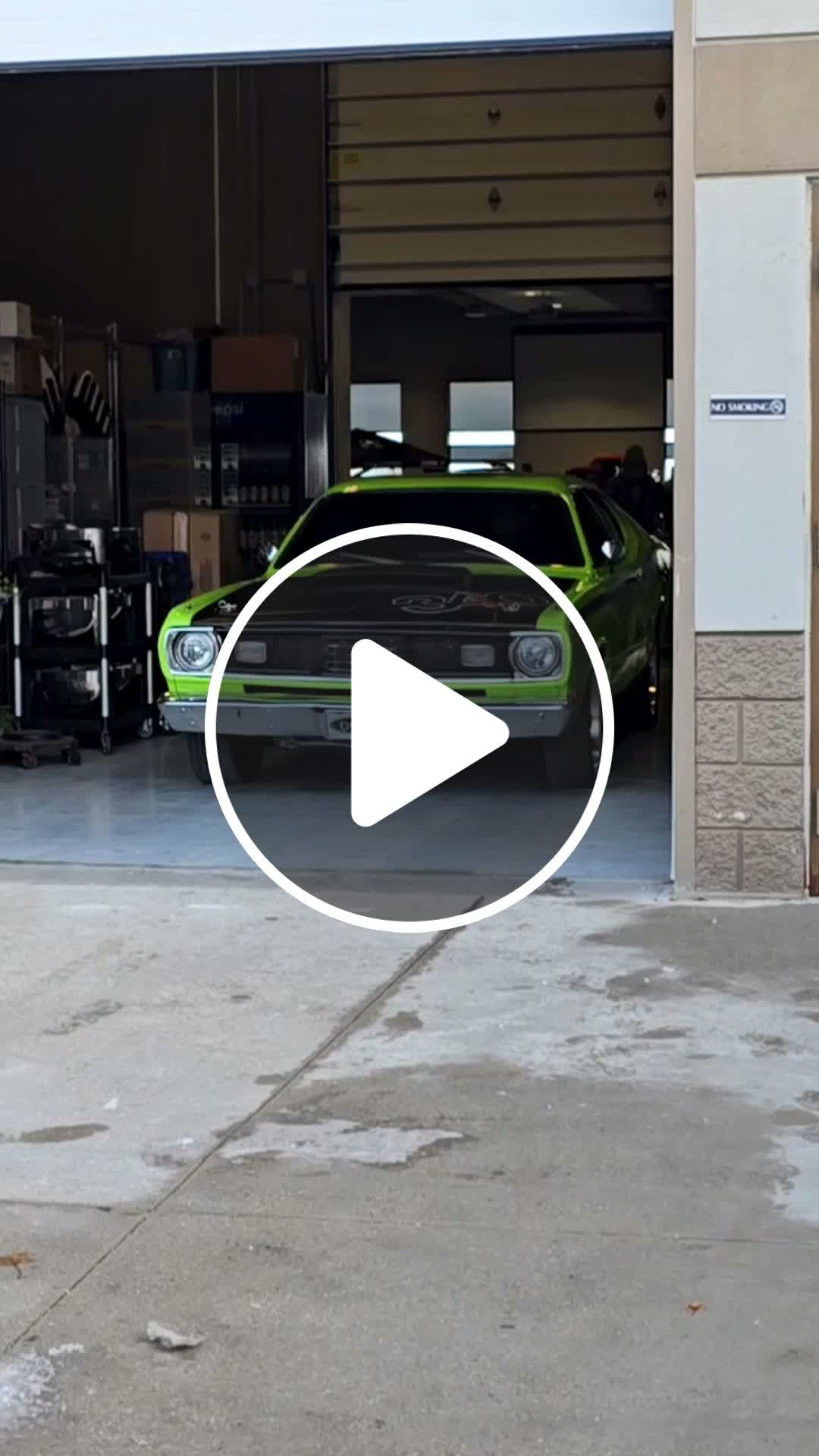 1972 Plymouth Duster Classic Car Drive By Engine Sound POHO Hot Rod ...