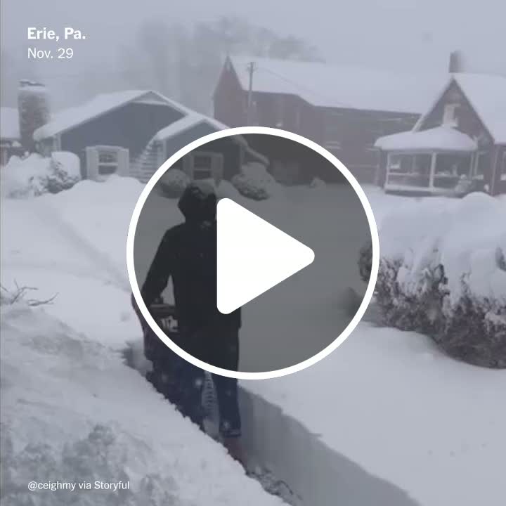 Lake-Effect Storm Bringing Heavy Snow to Great Lakes Region - NewsBreak