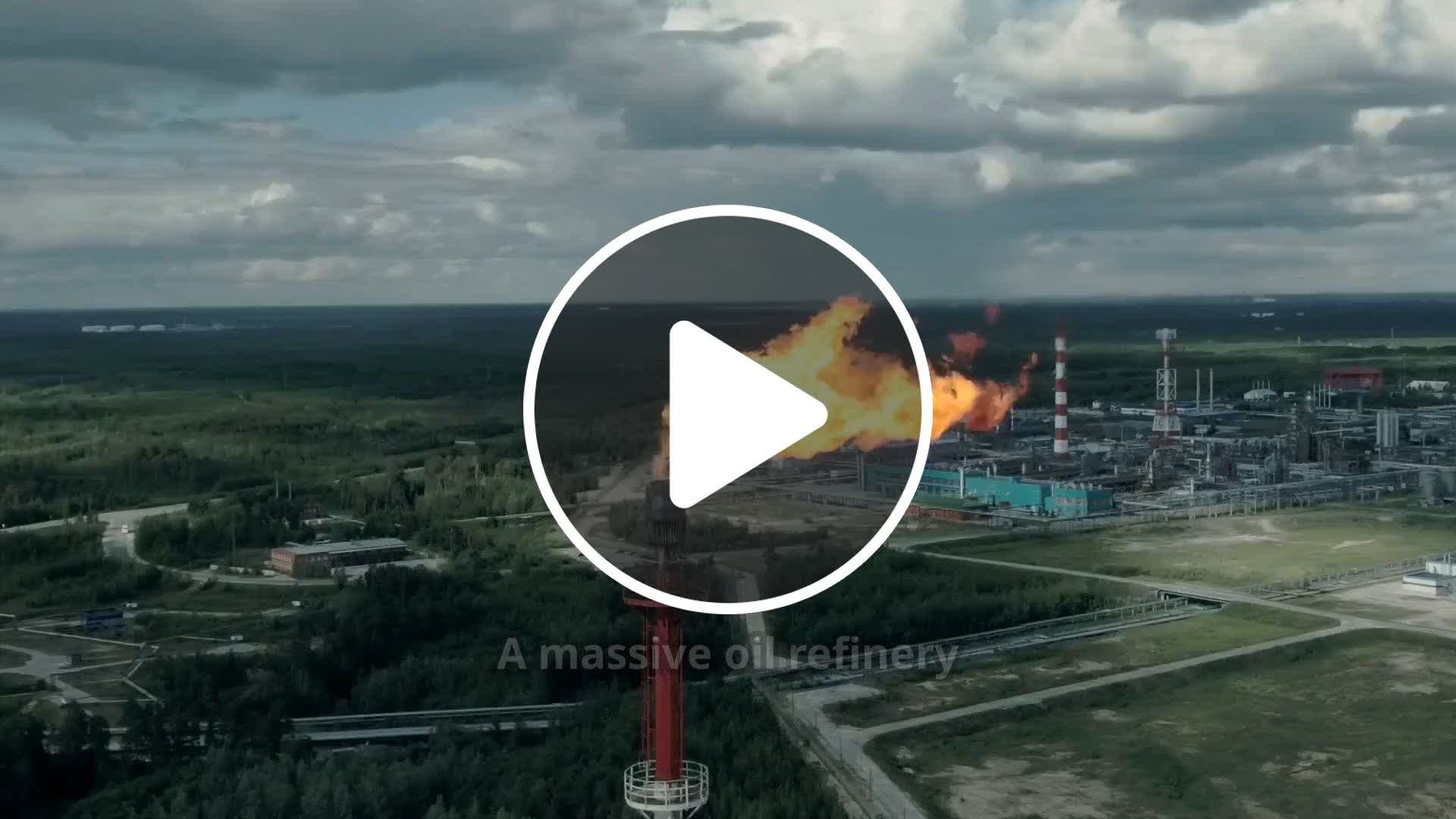 Drone Strikes Set Russian Oil Refinery Ablaze in Massive Overnight ...