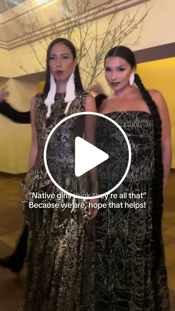 Celebrating Indigenous style at the Fashion Collective Gala in LA today ...