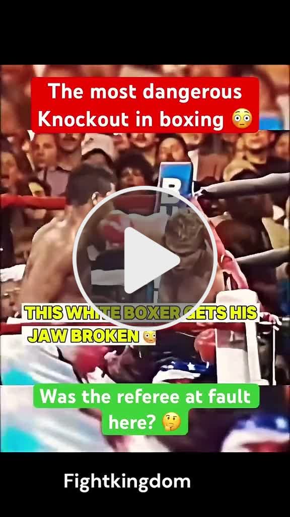 One of the most dangerous knockouts in boxing history 👀 #boxing # ...