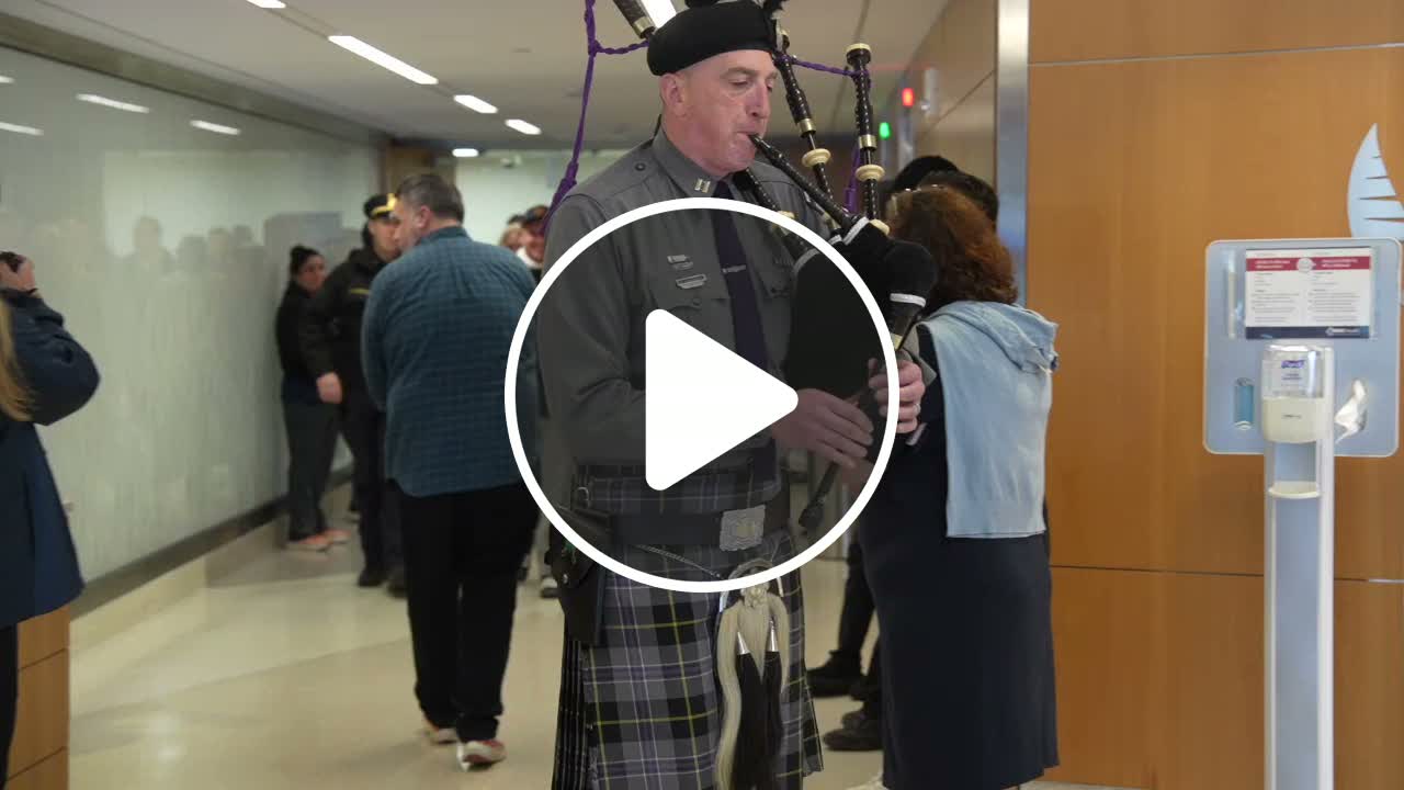 Injured Lewisboro police officer Joseph Briggs walks out of hospital ...