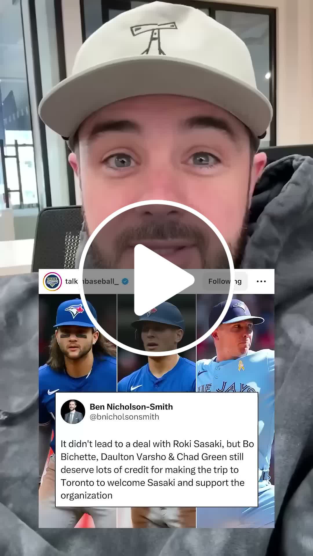 I can’t believe the Blue Jays did this to Roki Sasaki… - NewsBreak