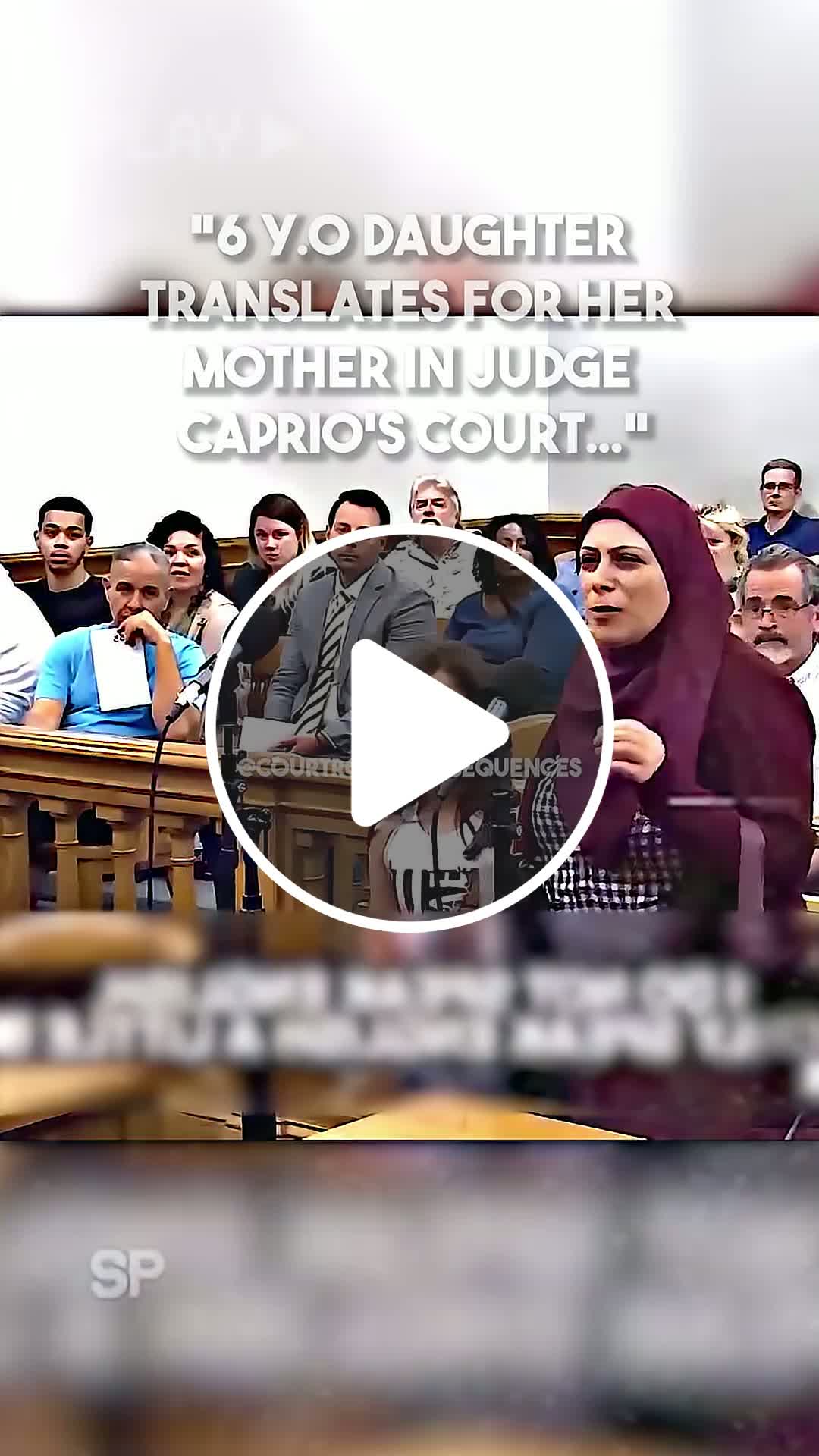 6 Y.O Daughter Translates For Her Mother In Judge Caprio's Court... # ...
