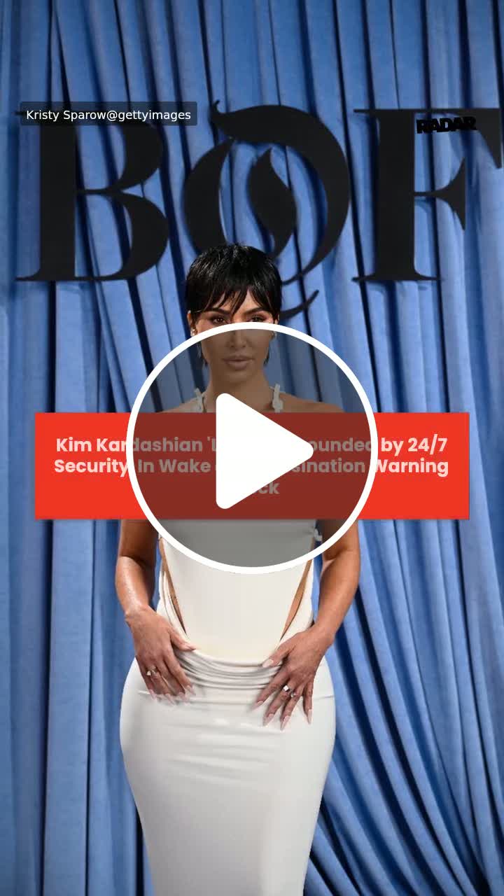 Kim Kardashian is living under round-the-clock protection after receiving what she described as ...