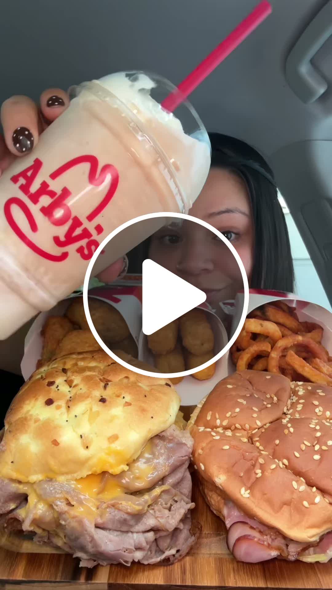 FIRST TIME TRYING ARBY’S ️🤠 ASMR EATING SHOW! 🍴 DOUBLE BEEF ‘N CHEDDAR ...