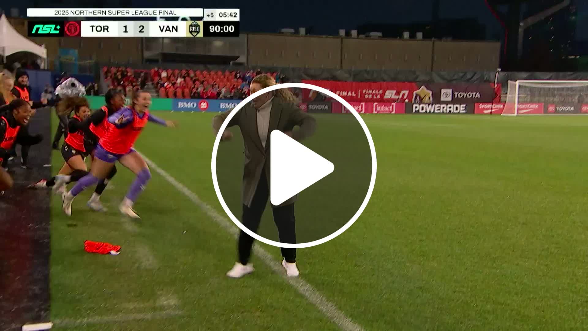 NSL final reaction: AFC Toronto vs. Vancouver Rise FC, highlighting ...