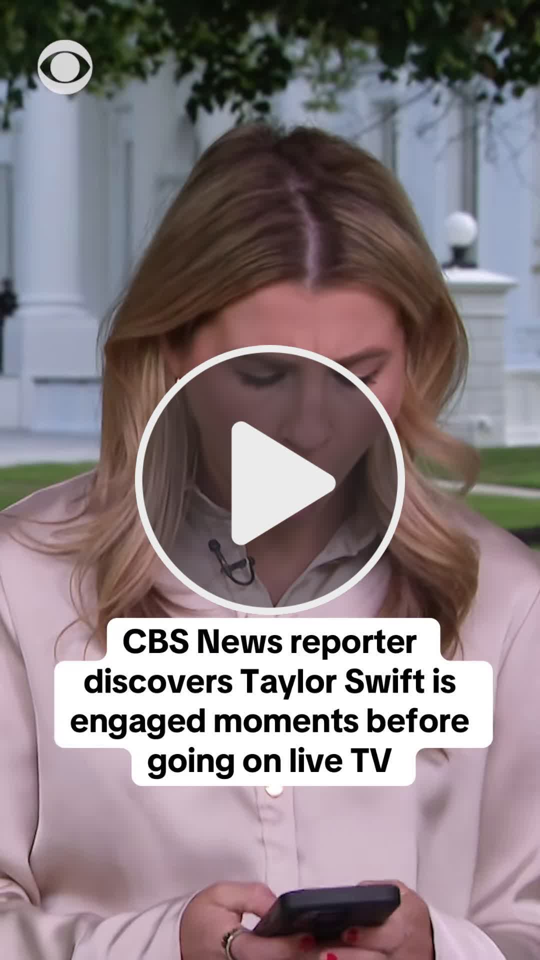 CBS News reporter Olivia Rinaldi discovers Taylor Swift is engaged to ...