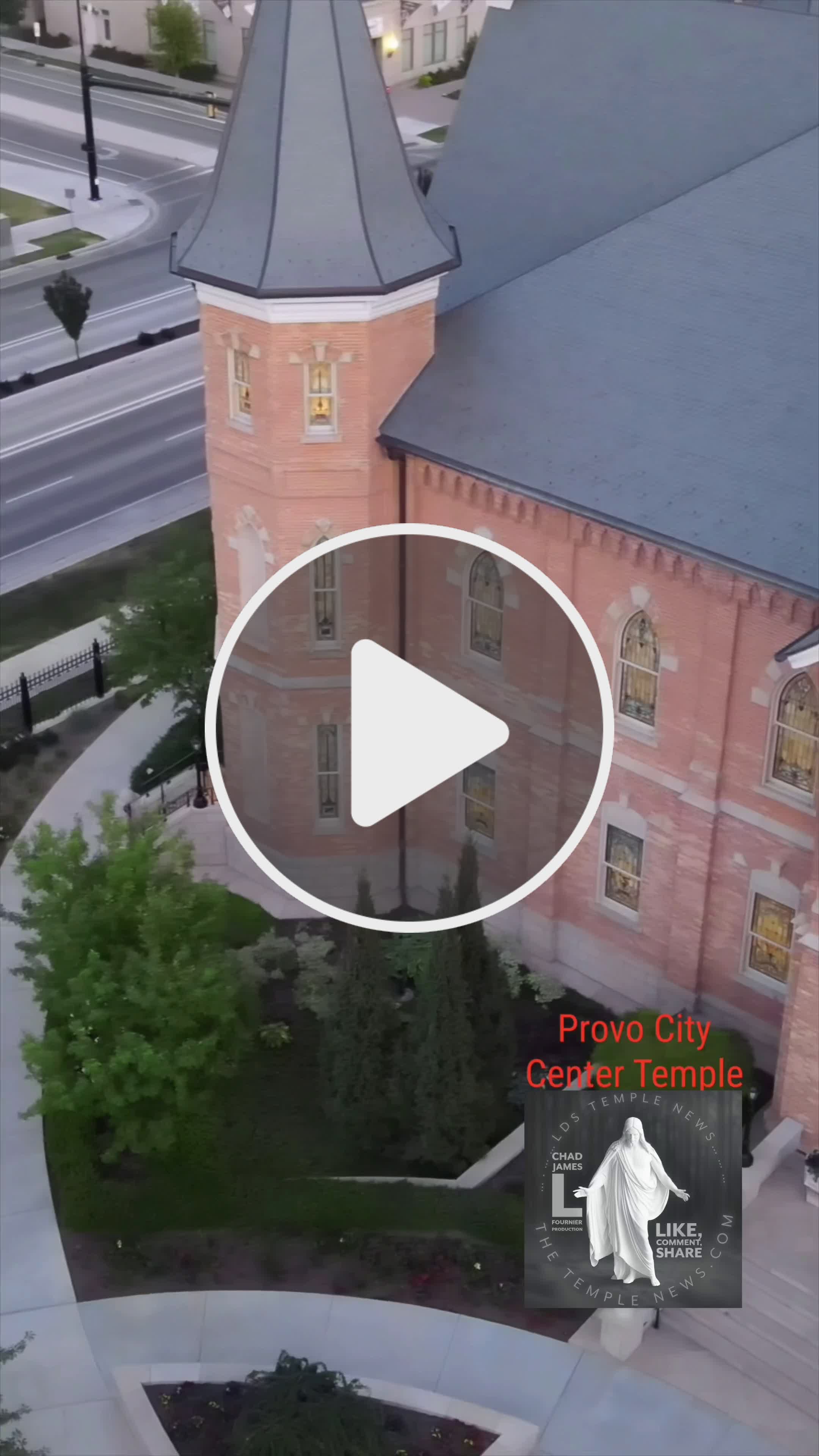 Once a historic tabernacle, the Provo City Center Temple rose from the ...