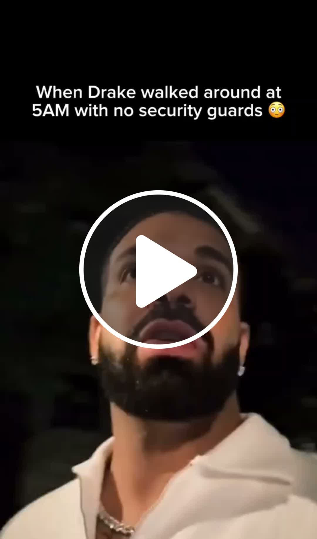 Drake walking with no security iS wild😭#drake #iceman #drakenewalbum # ...