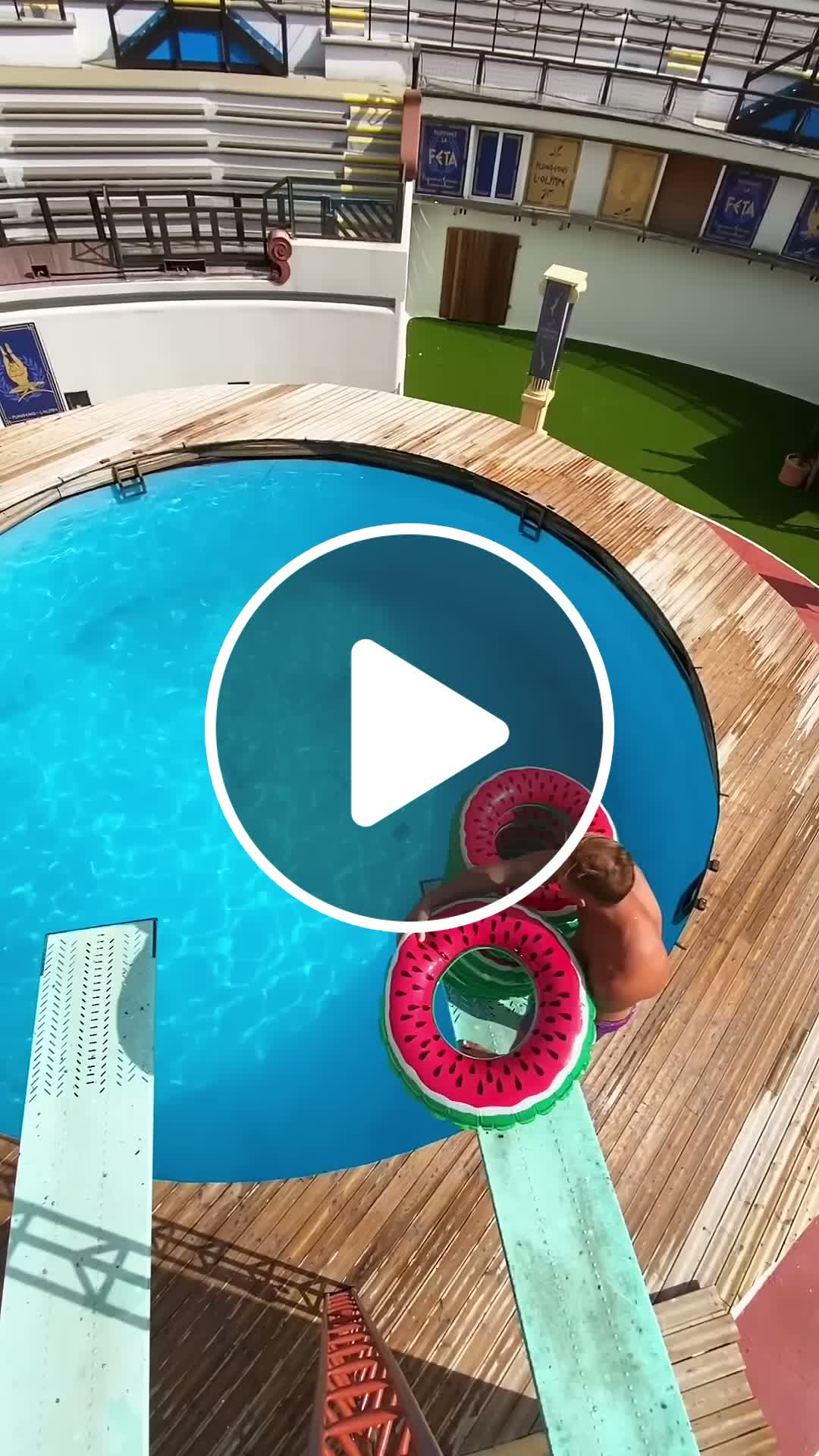 New challenge 🔥🙏🤙 @NikonovDiver #waterpark #travel #slide #pool # ...