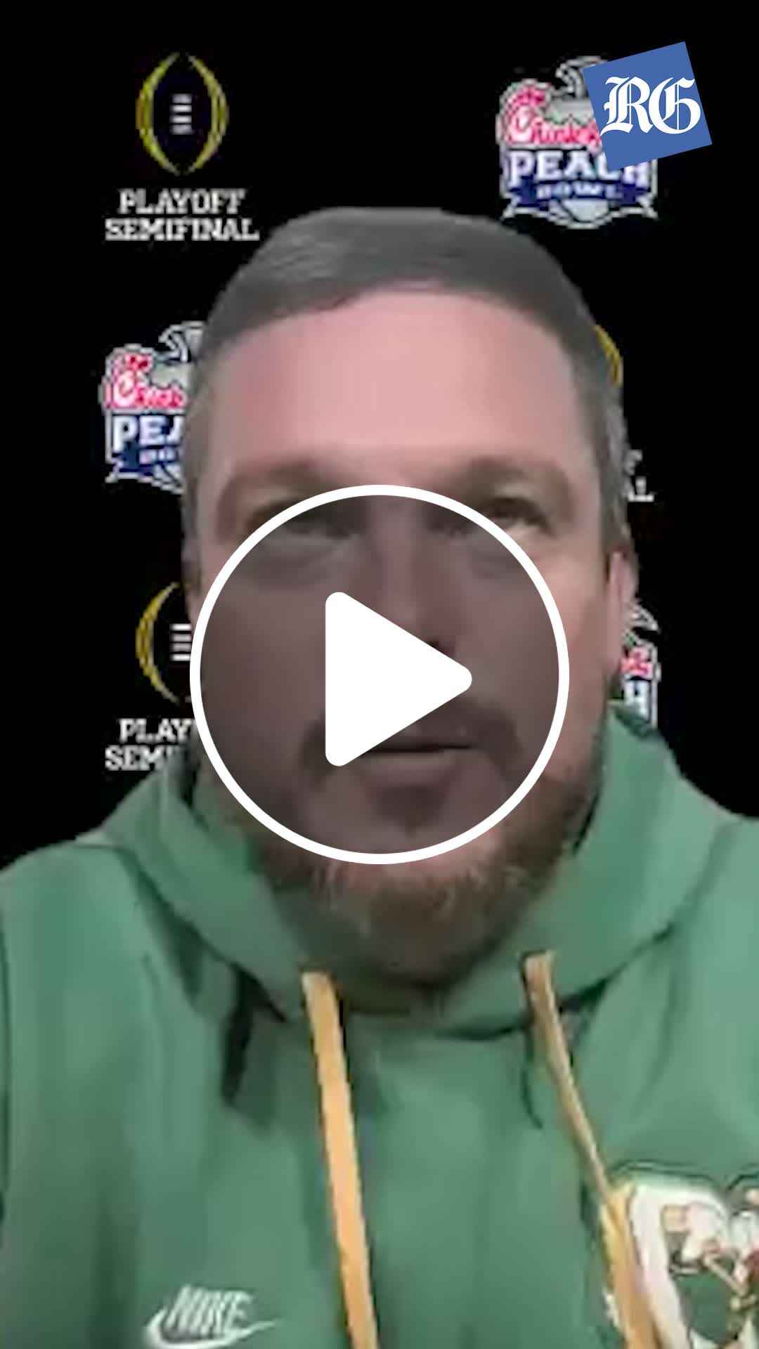 Oregon's Dan Lanning talks ahead of rematch with Indiana in Peach Bowl ...