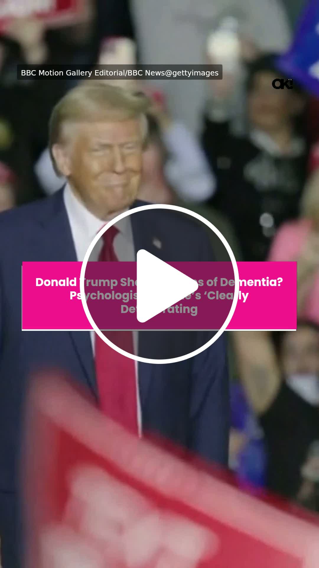 Donald Trump Showing Signs of Dementia? Psychologist Says He’s ‘Clearly ...