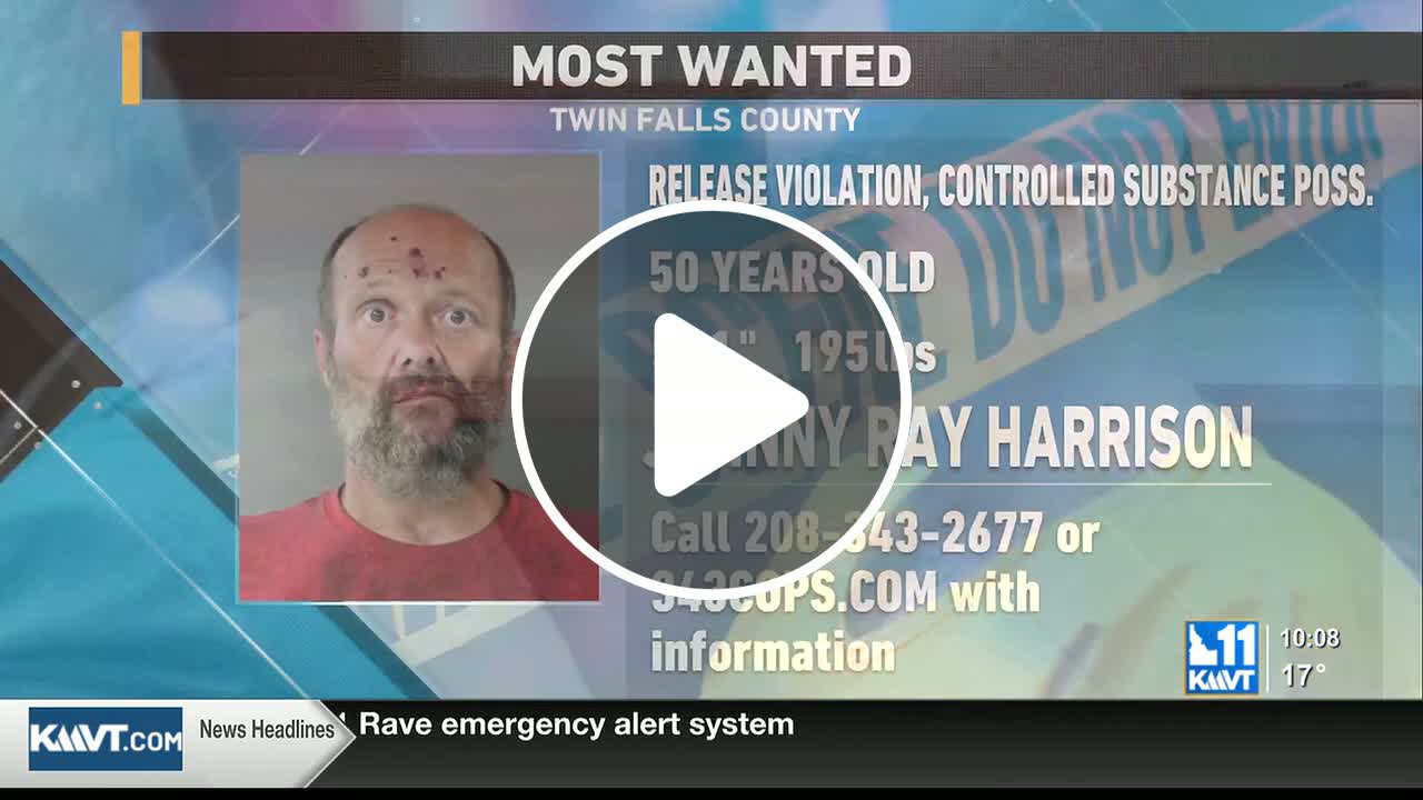 Twin Falls County deputies looking for man wanted on violation of terms ...