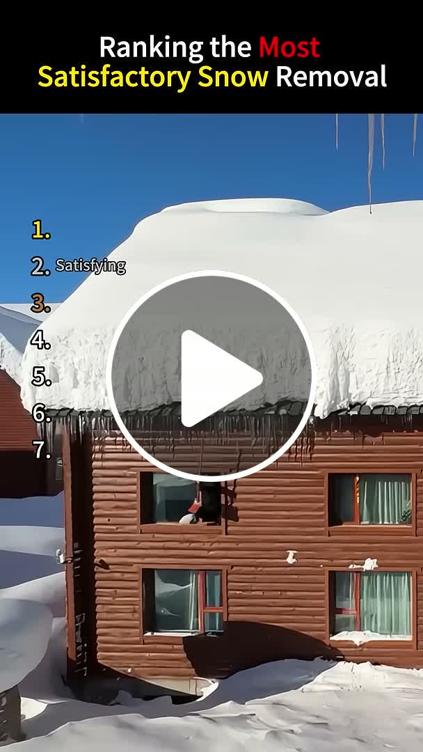 Ranking the Most Satisfactory Snow Removal #asmr #snow #funny # ...