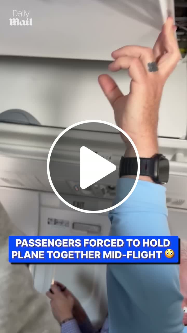 Passengers forced to hold plane together mid-flight - NewsBreak