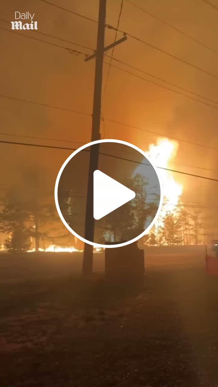 Monstrous wildfire rips through New Jersey - NewsBreak