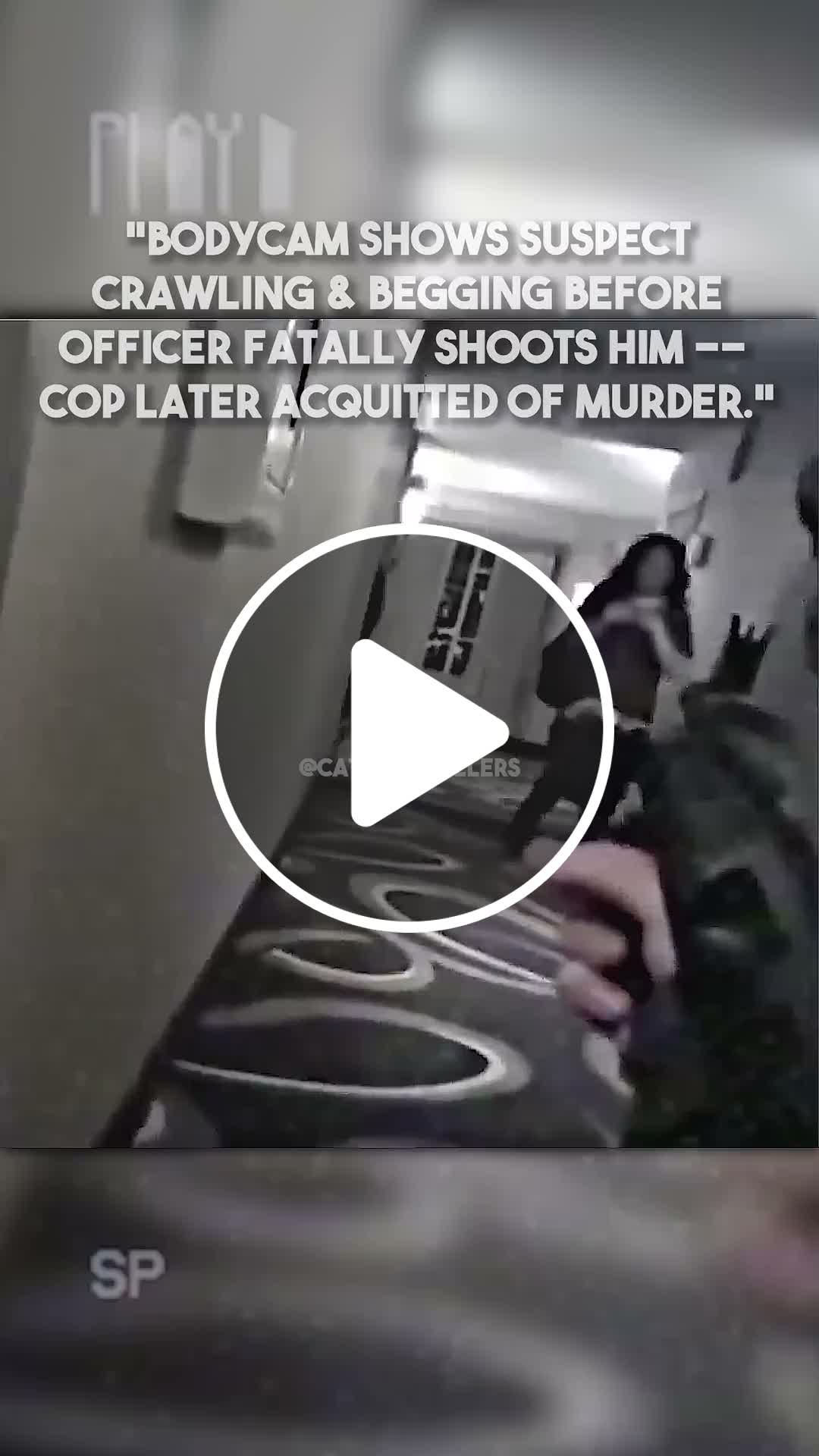 Bodycam Shows Suspect Crawling & Begging Before Officer Does ...