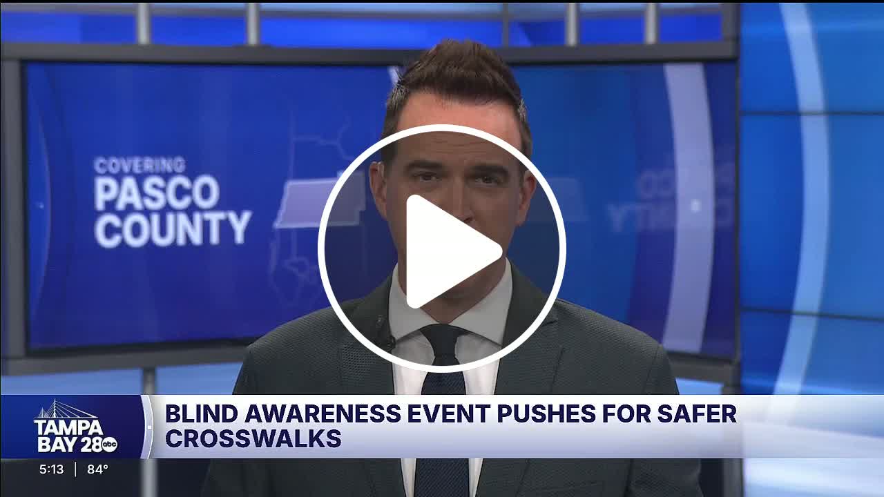 Blindfolded crossings highlight safety challenges for the visually ...