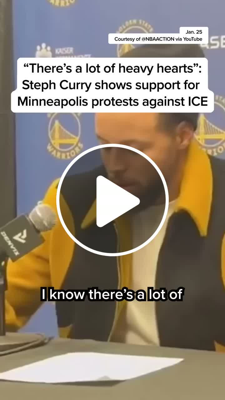 ' There's a lot of heavy hearts": Steph Curry shows support for ...