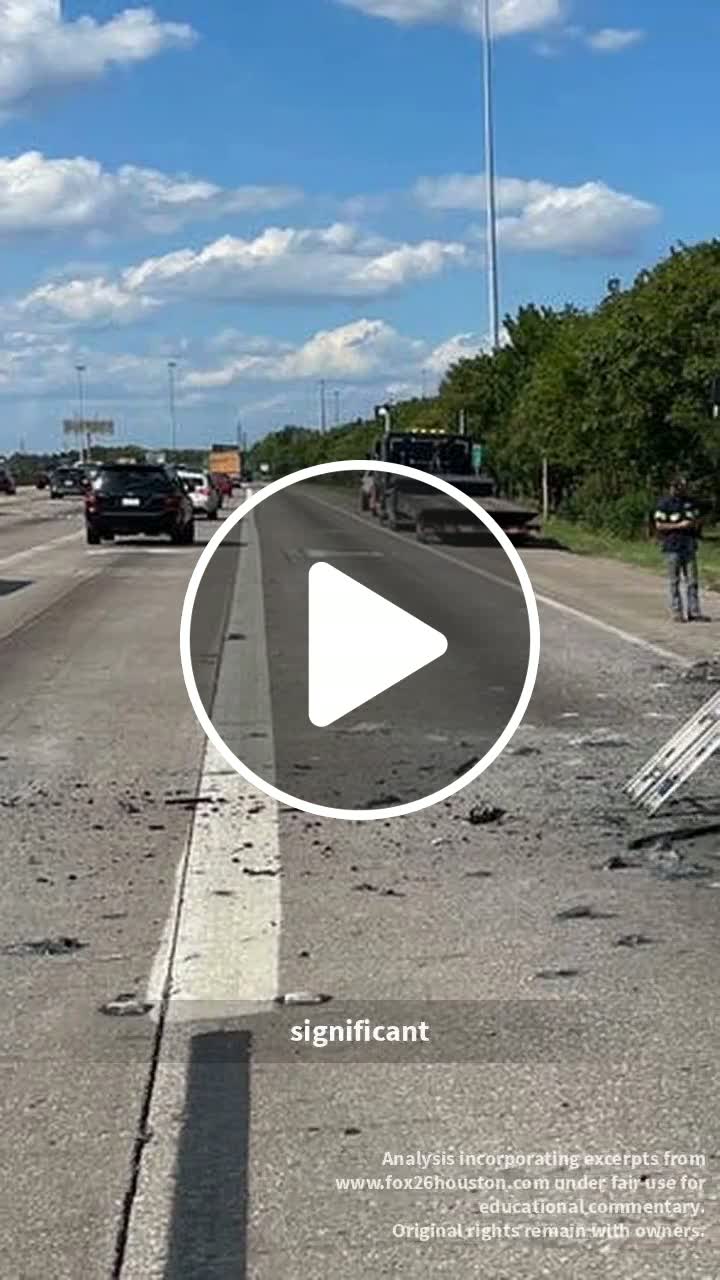 AI news: Houston 610 East Loop blocked by bus fire #htx#commute# ...