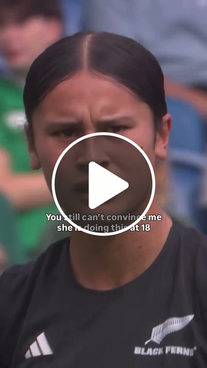 A powerful Rugby World Cup 2025 moment as Ruby Tui watched her Black ...