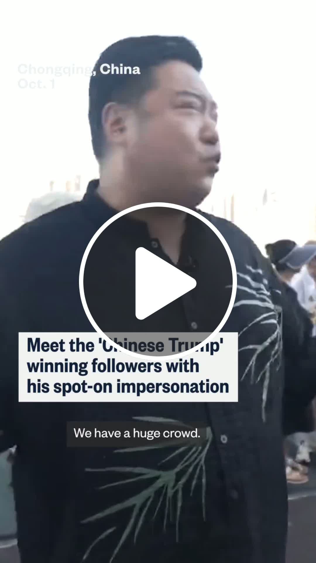 ‼️🇨🇳‘CHINESE TRUMP’ GOES VIRAL 🇨🇳‼️Ryan Chen’s knack for parodying the ...