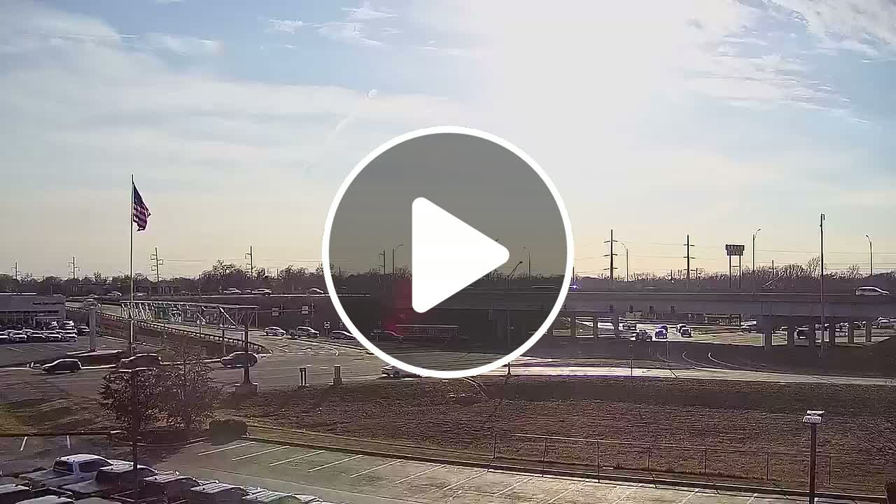 Sunshine Street and U.S. 65 in Springfield, winter storm time-lapse ...