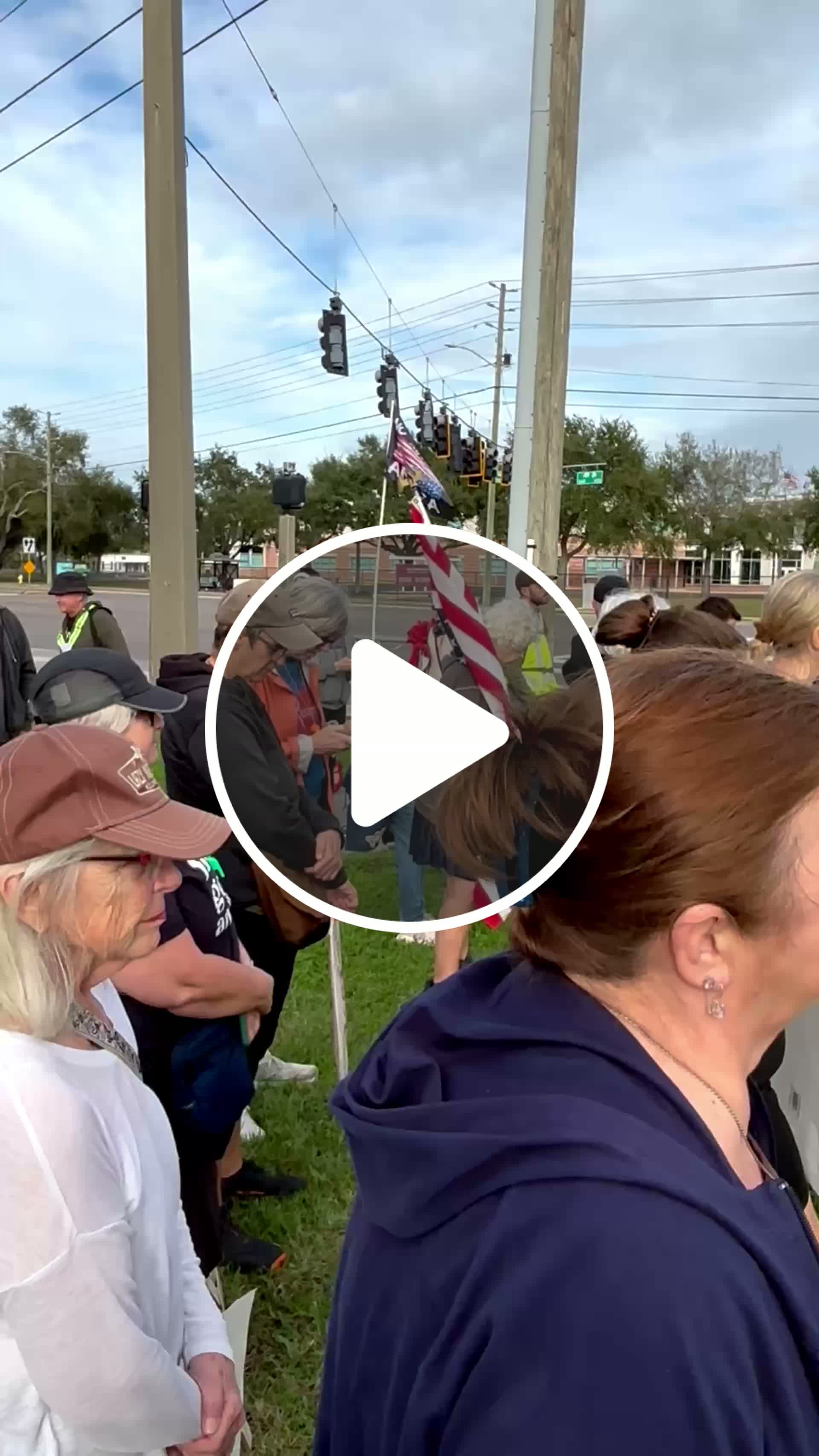 Tampa Bay area anti-ICE demonstration after fatal ICE involved shooting ...