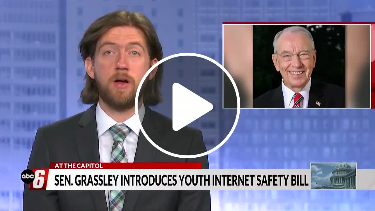 Senator Grassley introduces youth internet safety bill - NewsBreak