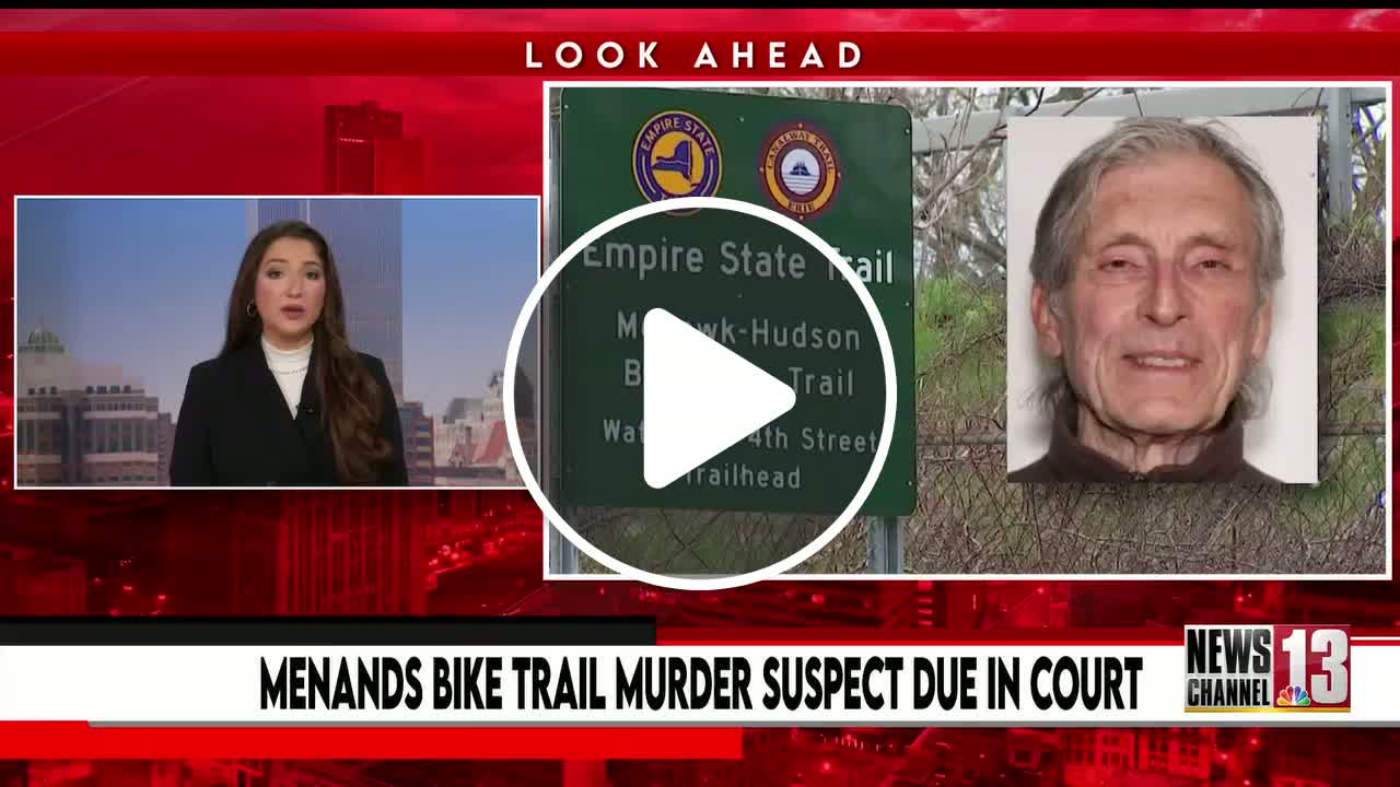 Menands Bike Trail murder suspect due in court tomorrow - NewsBreak