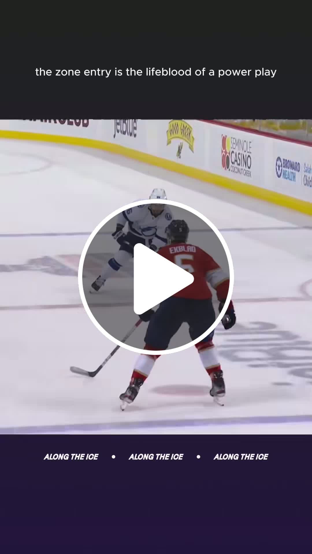 Power Play Zone Entry by Nikita Kucherov Link is in the bio for full ...