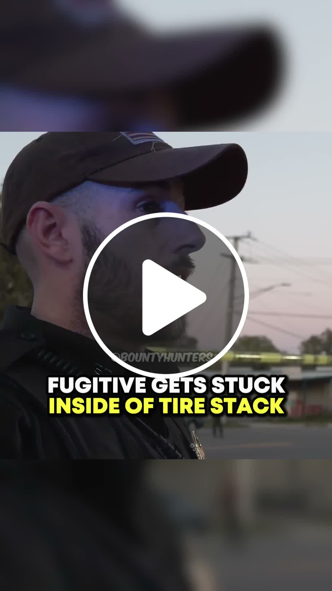 Fugitive Gets Stuck Inside Of Tire Stack - NewsBreak